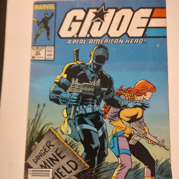 Marvel | Accessories | Gi Joe 63 Newsstand Marvel Cover By Mike Zeck ...